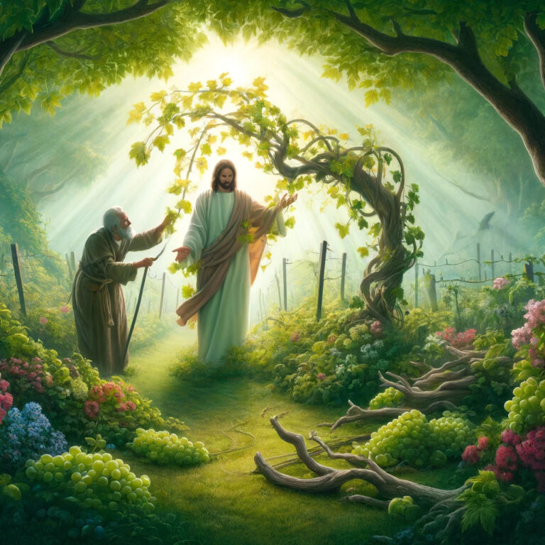 耶稣是真葡萄树～～谁连在上面？(EN ver. inside) – HuSir信仰跋涉